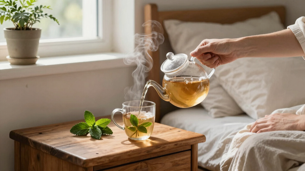 Peppermint tea before bed - Aromatherapy Naturals